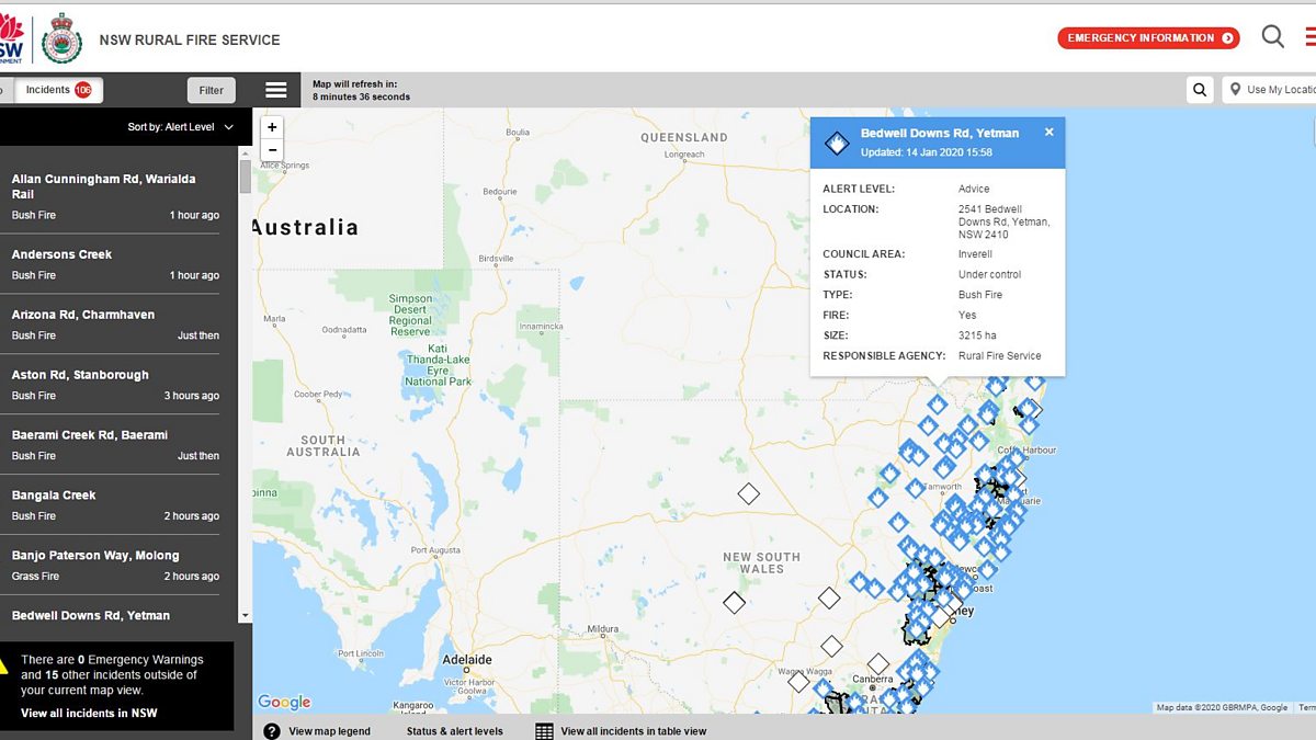 BBC World Service - Digital Planet, Tech tracking Australian fires