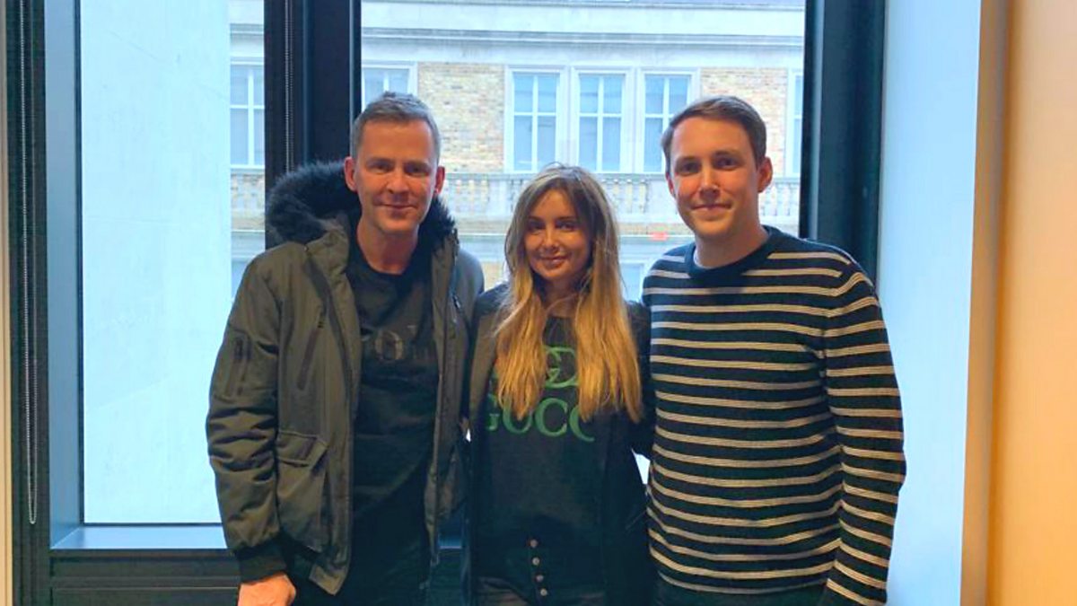BBC Radio 5 Live - Scott Mills and Chris Stark, Louise Redknapp
