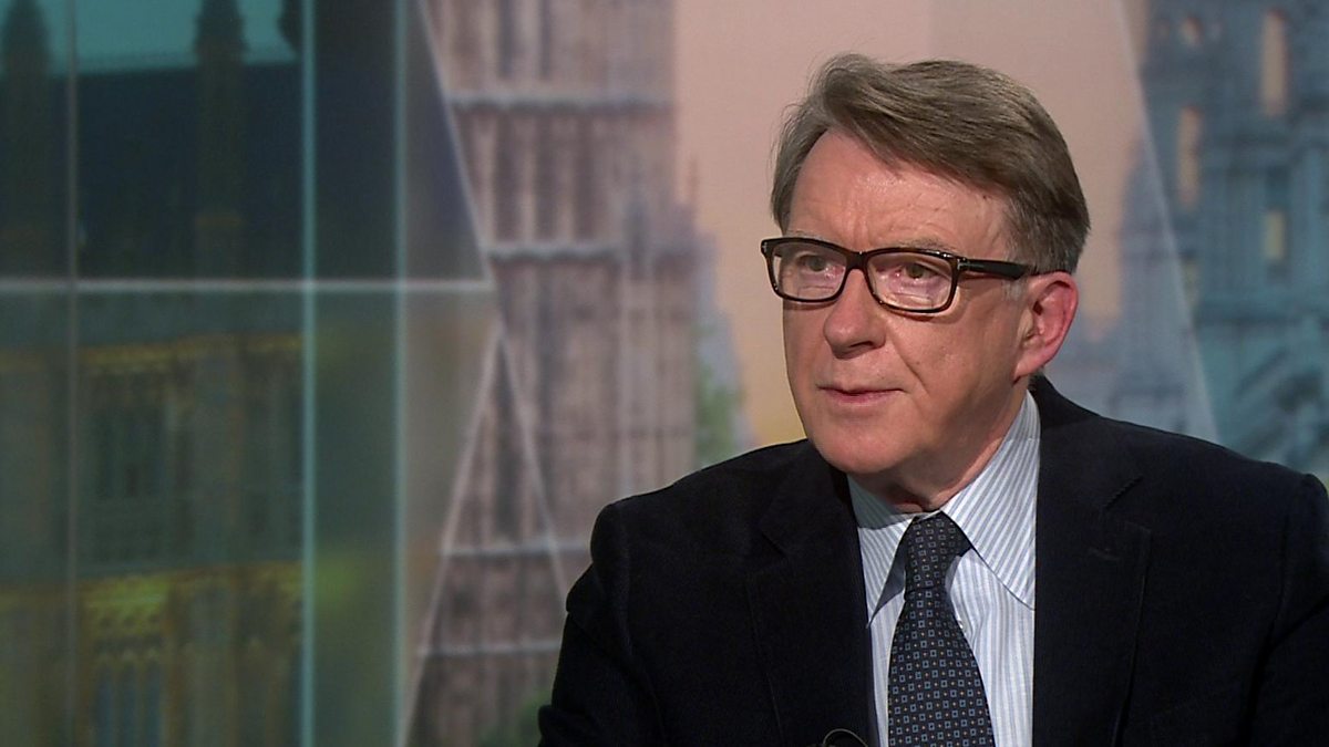 BBC Two - The Andrew Neil Show, Series 1, 29/01/2020, Mandelson plans ...