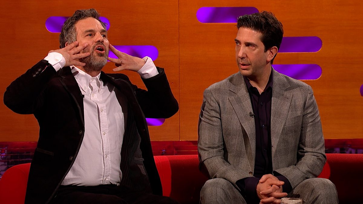 BBC One - The Graham Norton Show, Series 26, Episode 17, Mark Ruffalo set someone’s face on fire!