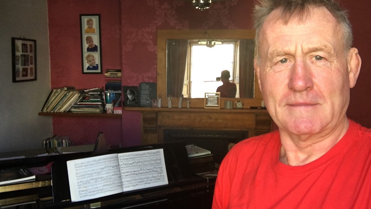 BBC Radio Cymru - Aled Hughes, Dawn Dilwyn Morgan wrth y piano