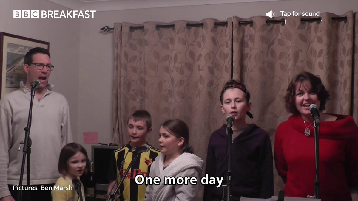 BBC One - Breakfast, 'One Day More' - The self-isolation Les Misérables ...