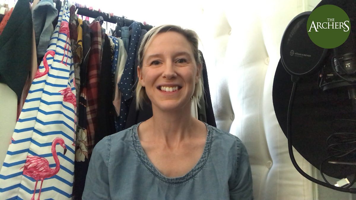 BBC Radio 4 - The Archers, Susie Riddell recording The Archers at home