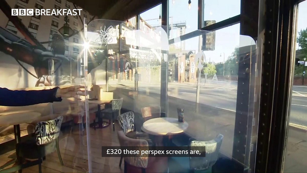 BBC One - Breakfast, How one bar is preparing to reopen on July the 4th