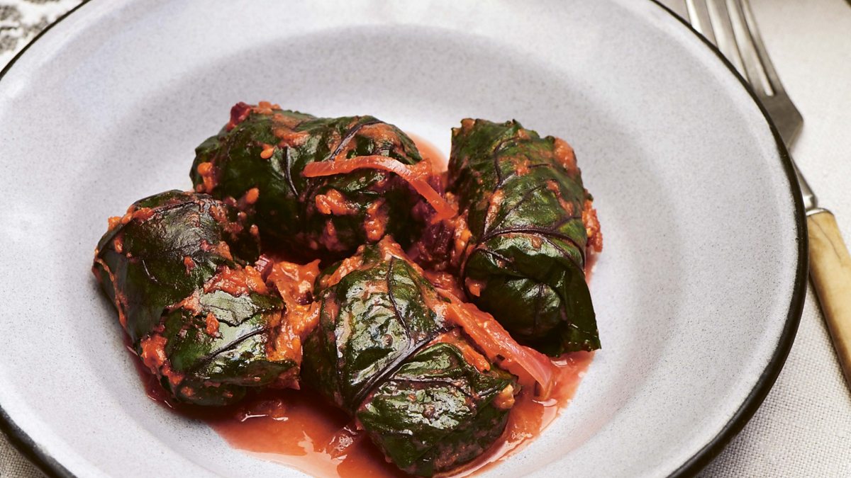 BBC Radio 4 - Woman's Hour - Beetroot leaf rolls with buckwheat and ...