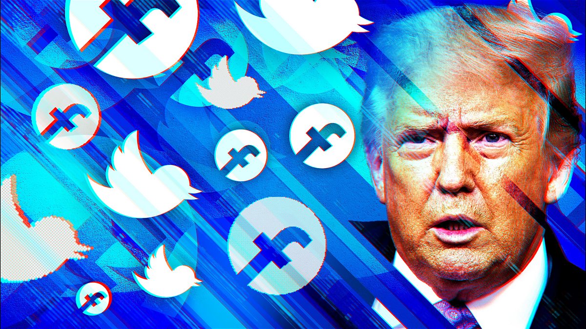 BBC Two - Newsnight, Donald Trump: Facebook and Twitter restrict the ...