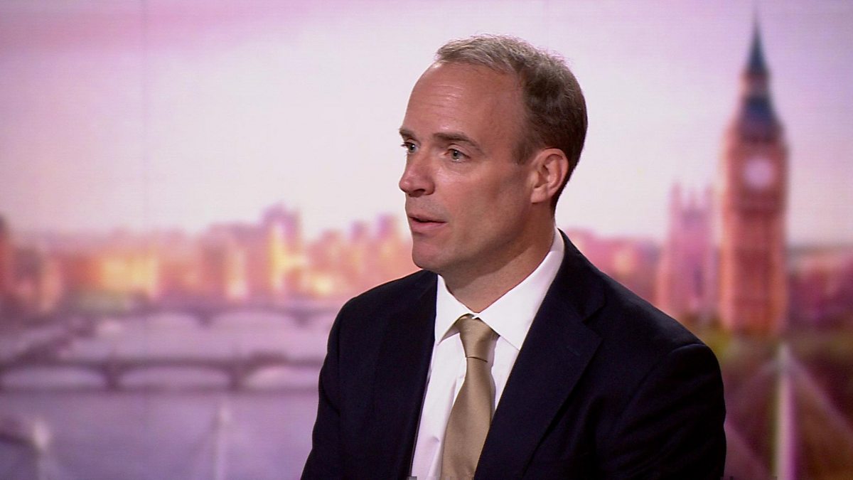 BBC One - The Andrew Marr Show, 06/09/2020, Dominic Raab on Brexit ...