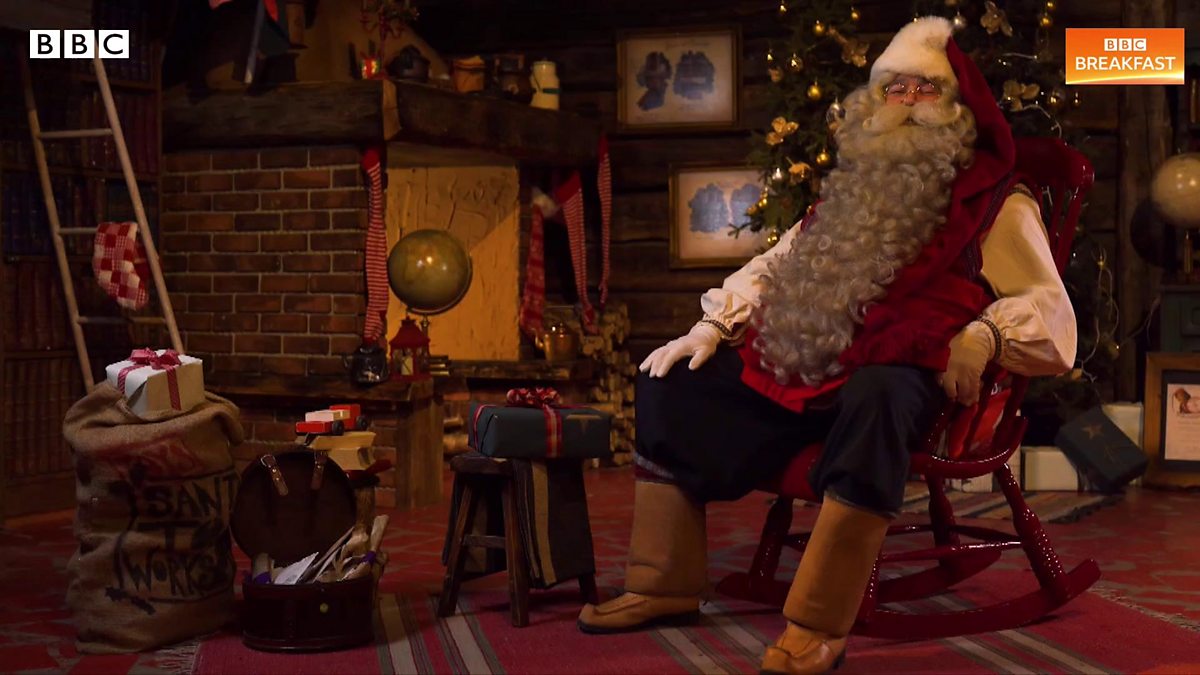 BBC One - Breakfast, A message from Father Christmas to children ...