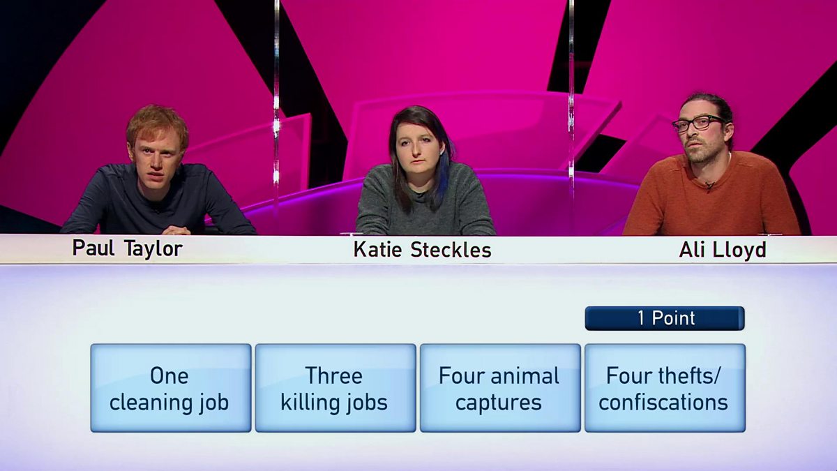 BBC Two - Only Connect, Series 16, Sliders v Puzzle Hunters, Did you ...