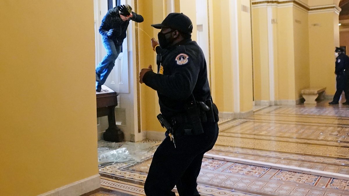 BBC Radio Derby - Devon Daley, Pro-Trump rioters storm Capitol Hill
