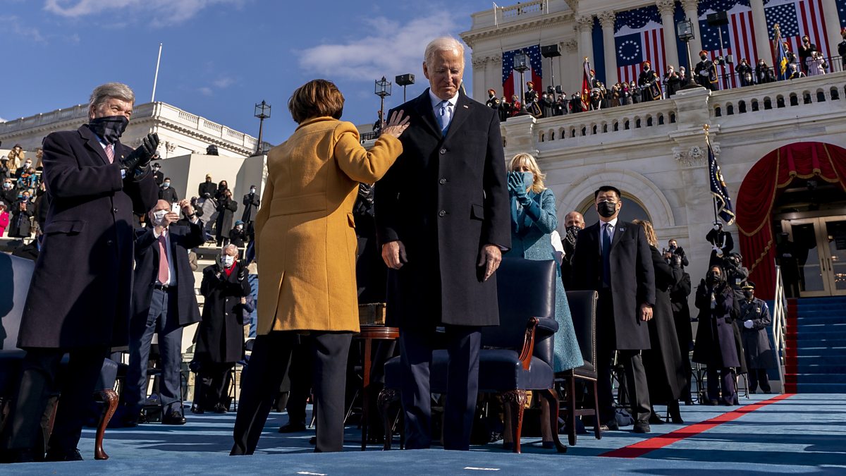 BBC Radio Sheffield - Eastern Air, Joe Biden sworn in as new US President