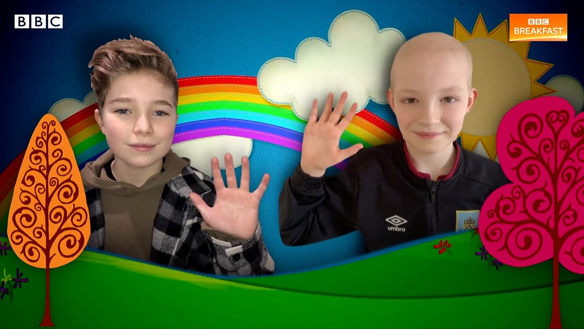 BBC One - Breakfast, Best friends Hughie and Freddie raised thousands ...