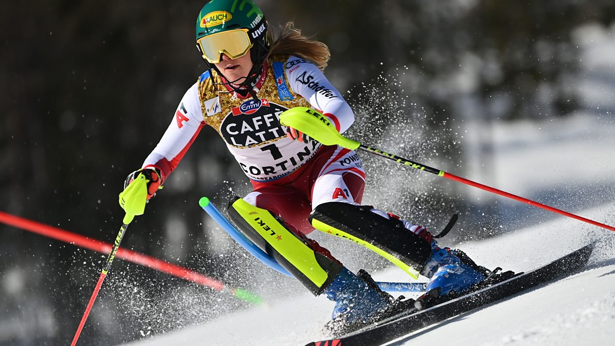 BBC Sport - Winter Sports, Liensberger secures gold in women's slalom
