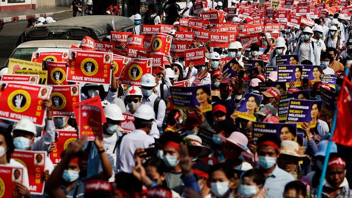 BBC World Service - Newsday, Myanmar protesters call for general strike