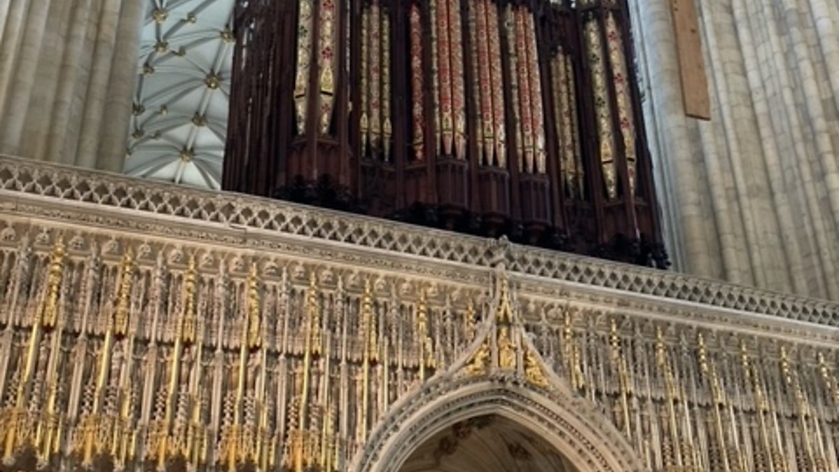 BBC Radio York - Adam Tomlinson, Minster Grand Organ restored