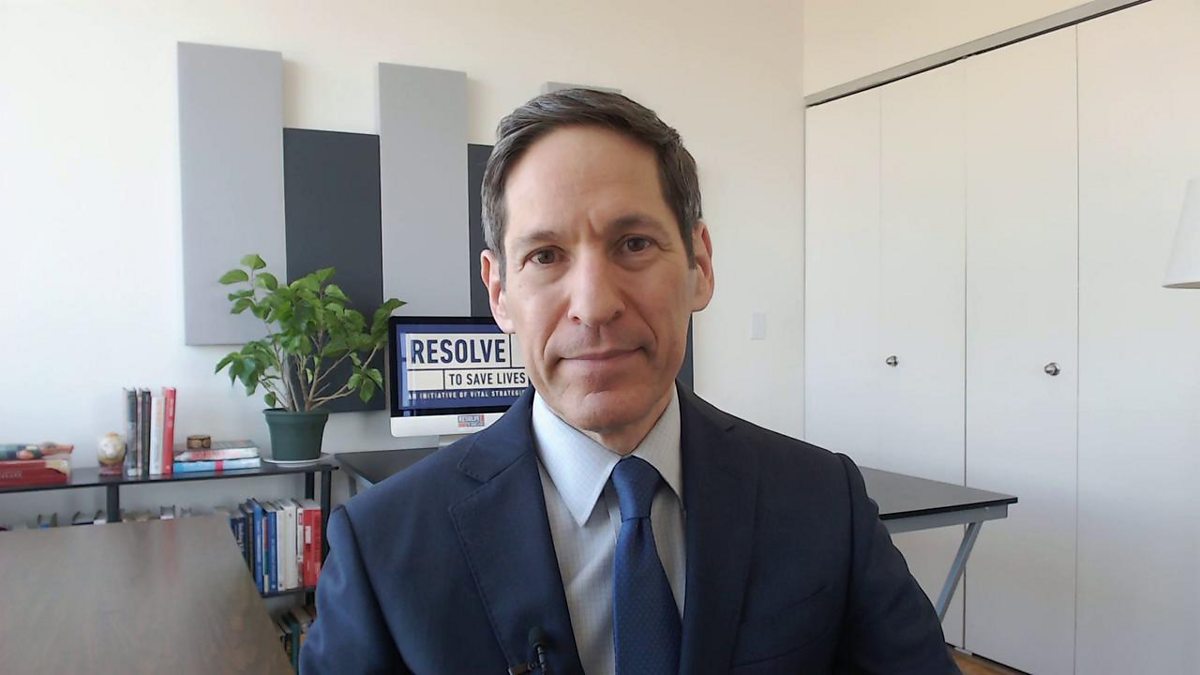 BBC News - BBC World News America, Dr Tom Frieden on paused Johnson ...