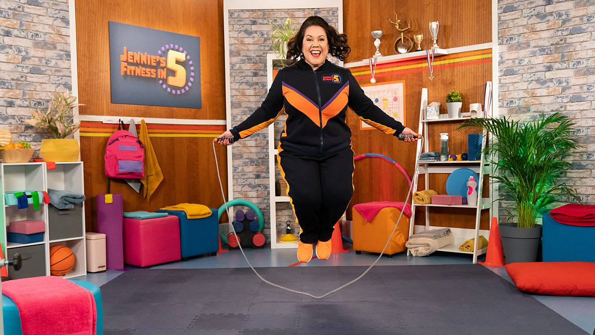 CBBC - Jennie's Fitness in 5, Series 1, Skipping