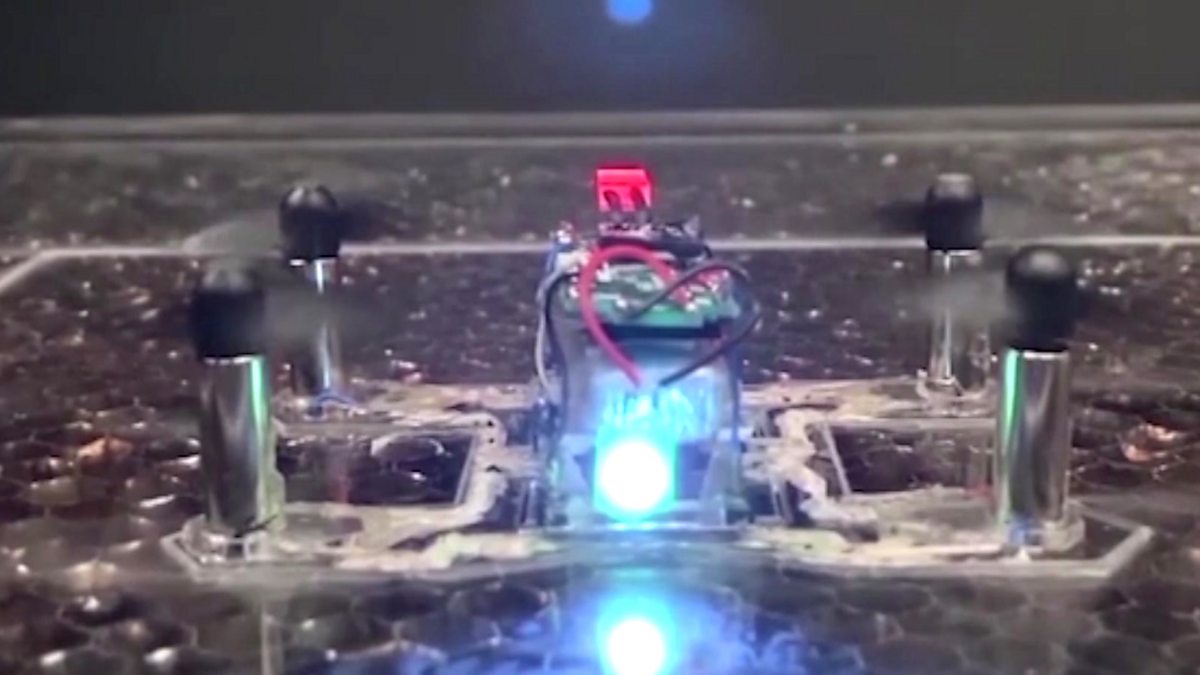 BBC News - Click, A New Dawn, No humans needed: Drones fly off the ...