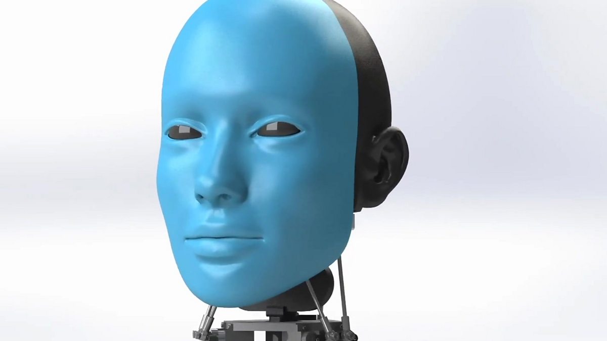 BBC News - Click, Hay Festival, Click News: Robot Eva mimics human emotions