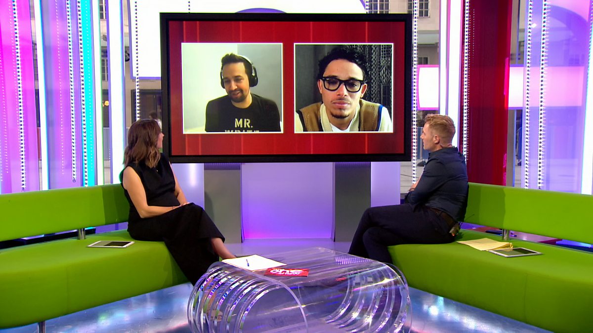 BBC One - The One Show, Lin-Manuel Miranda and Anthony Ramos Interview ...