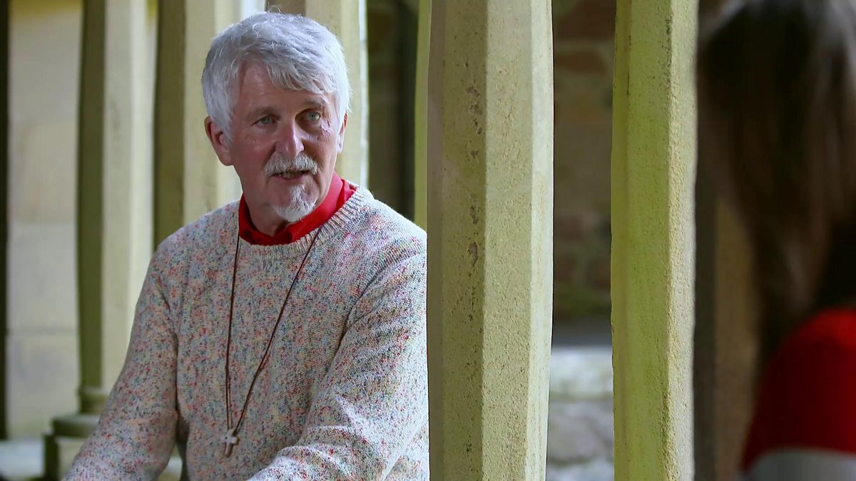 BBC One - Songs of Praise, Iona, John Bell introduces song 'Love Is The ...