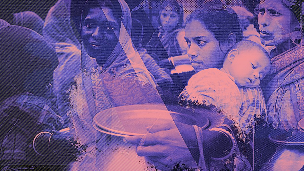 BBC Two - Newsnight, Millions at risk of poverty and starvation after ...