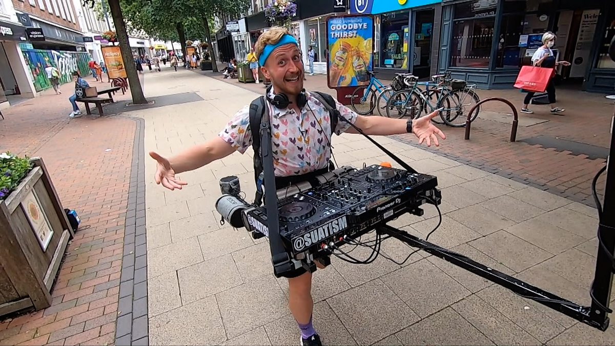 BBC One - South East Today, Mobile DJ takes to the streets during lockdown