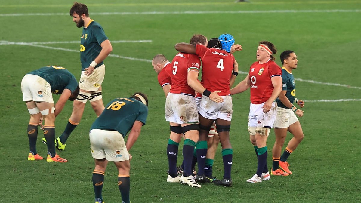 BBC Radio Wales - Scrum V, S4 E52: The Lions' win the first Test