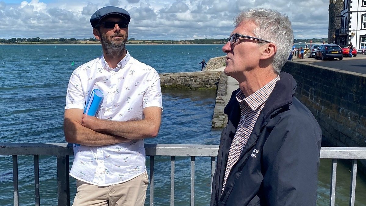 BBC Radio Cymru - Geraint Lloyd, Agor Pont 'Rabar