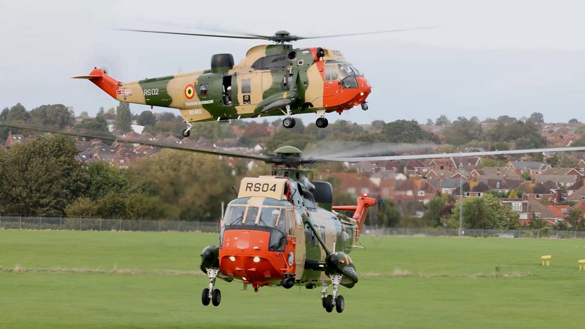 BBC Radio Somerset - Claire Carter on BBC Radio Somerset, 20/10/2021, Sea King helicopters ...