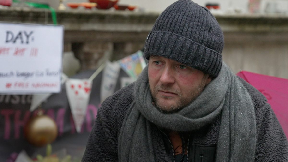 BBC Two - Newsnight, Richard Ratcliffe on 18th day of his hunger strike