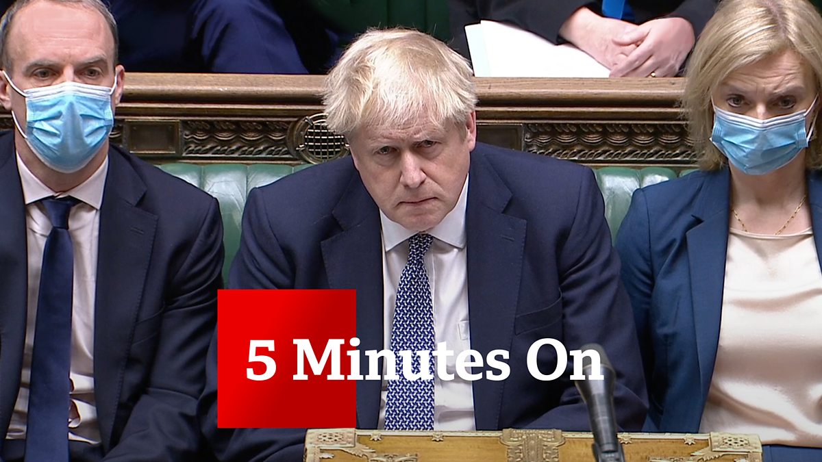 BBC News - 5 Minutes On, Parties in Downing Street – an admission, an ...
