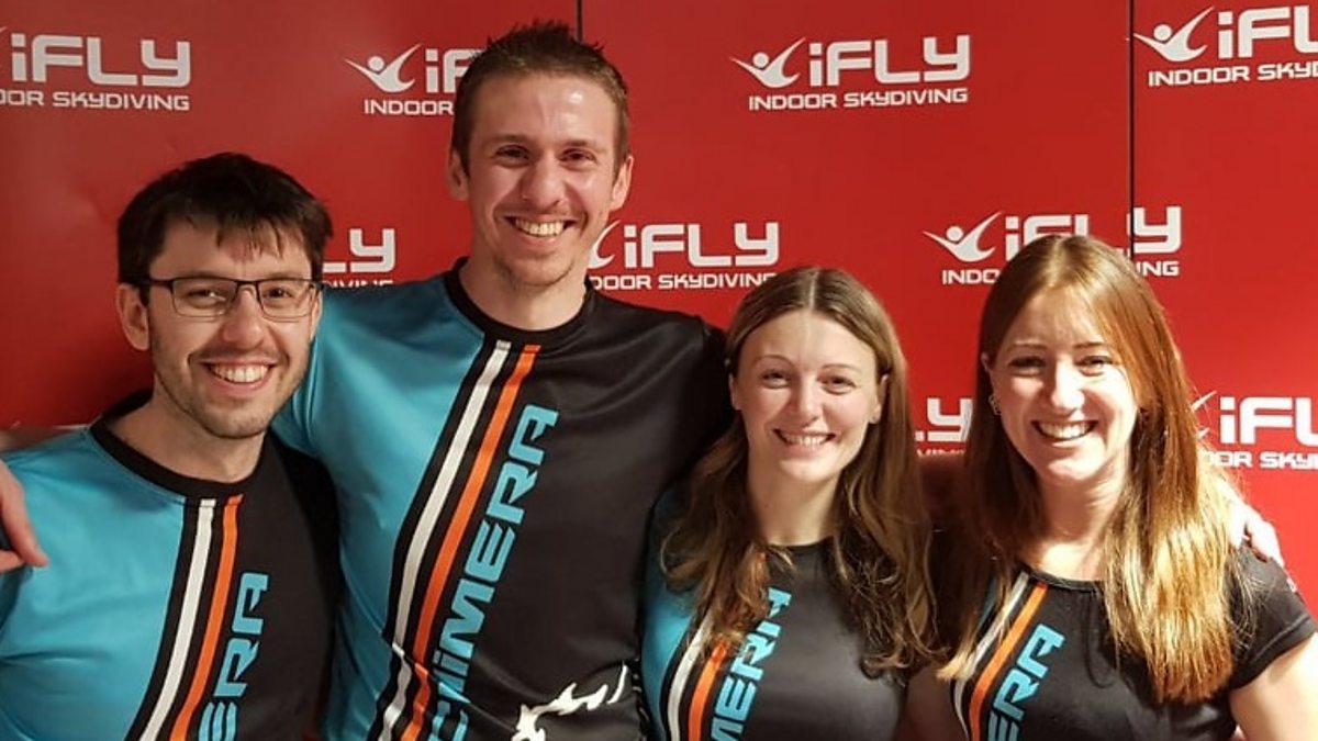 BBC Radio Nottingham - Mark Dennison, Notts skydiving team, Chimera ...