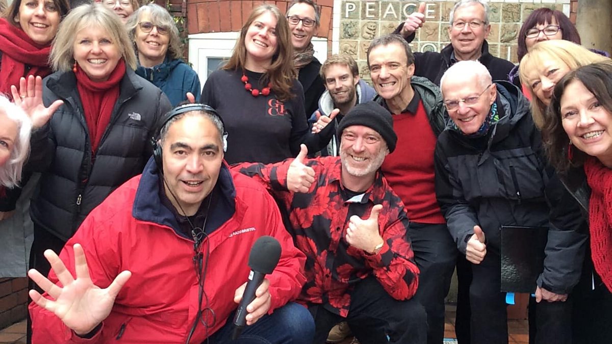 BBC Radio Bristol - Martin Evans, Martin with The Gurt Lush Choir
