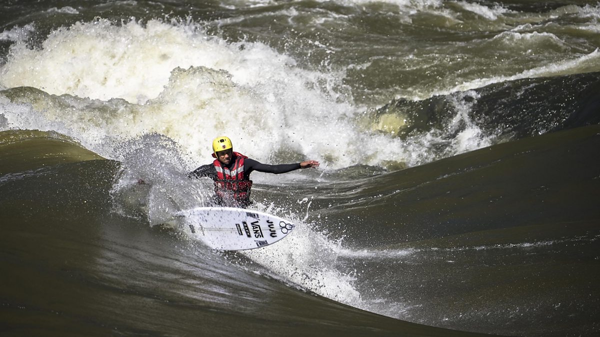 BBC Two - Earth's Great Rivers II - Surfing the Zambezi Wave