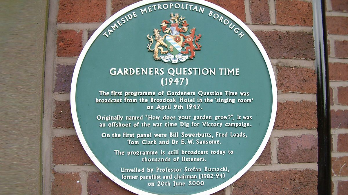 BBC Radio 4 - Gardeners' Question Time, GQT from the Archive: 75th ...