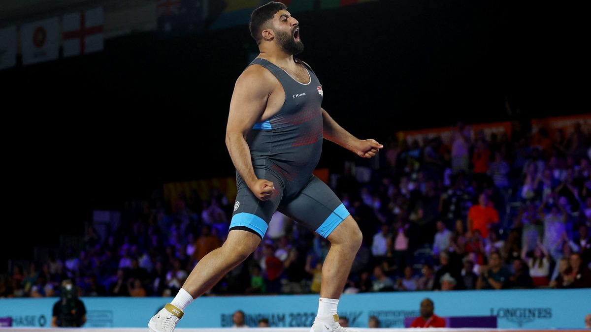 BBC Radio Derby - Satvinder Rana, Wrestling and the Commonwealth games.