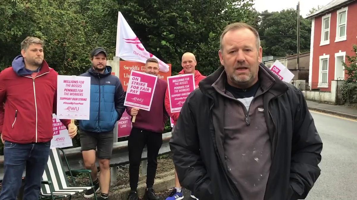 BBC Radio Cymru - Cymru Fyw, Streic Post Brenhinol