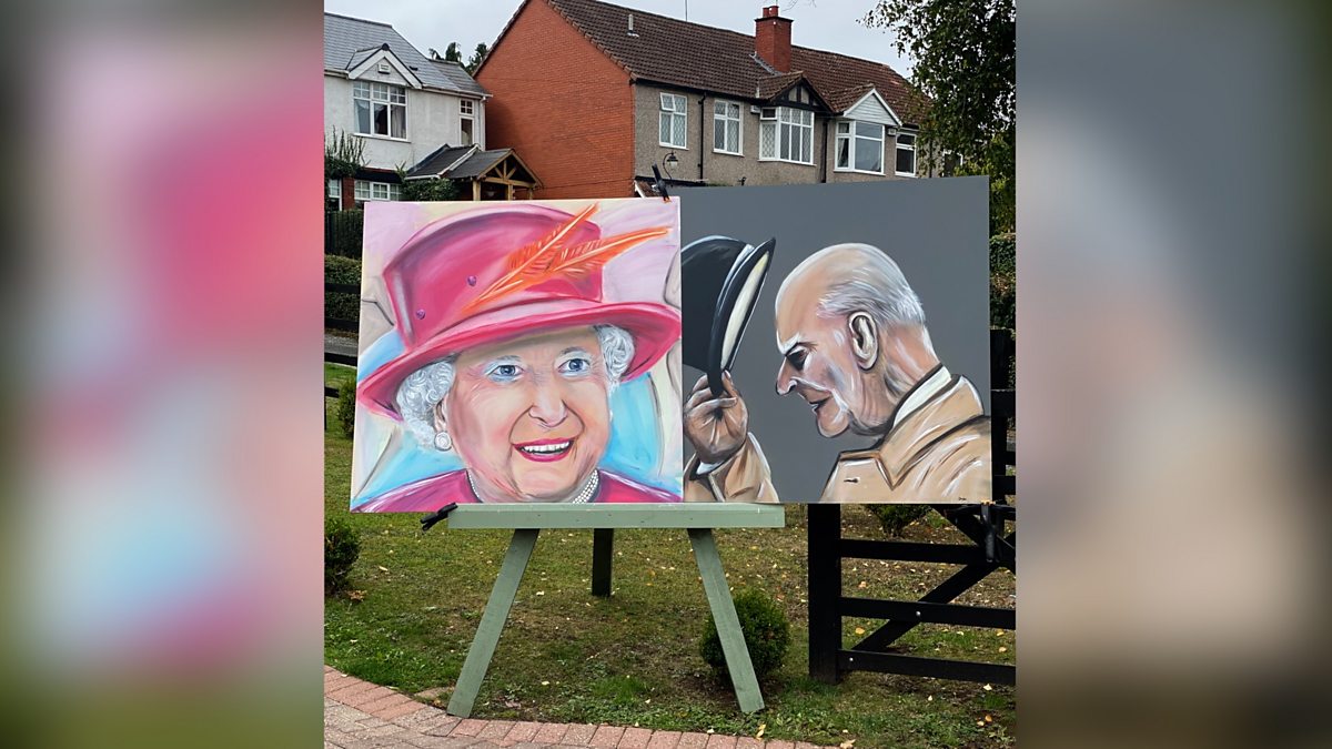 BBC CWR - Trish Adudu on BBC CWR, 15/09/2022, Driveway tribute to Queen ...
