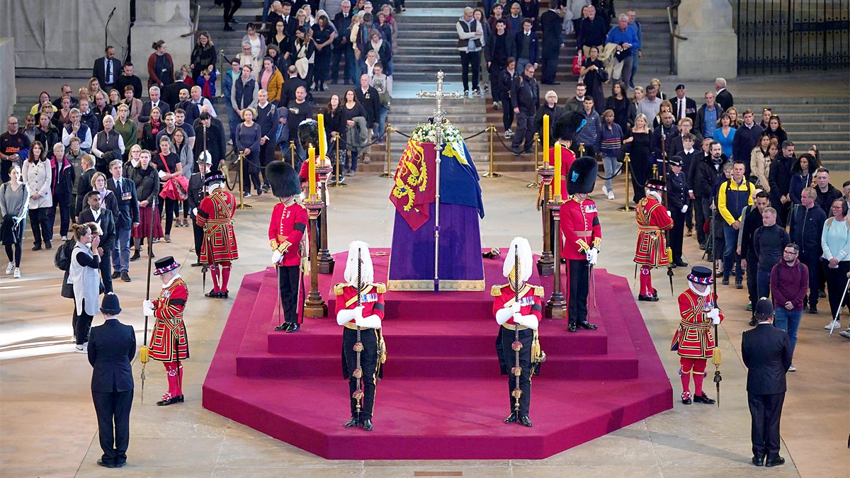 BBC Radio 4 - Sunday, State funeral; Radical generosity; Folk songs in ...