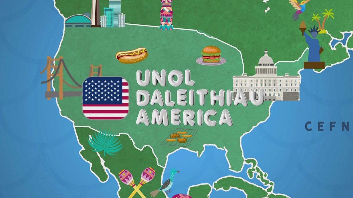 S4C - Ein Byd Bach Ni, Cyfres 1, Unol Daleithiau America