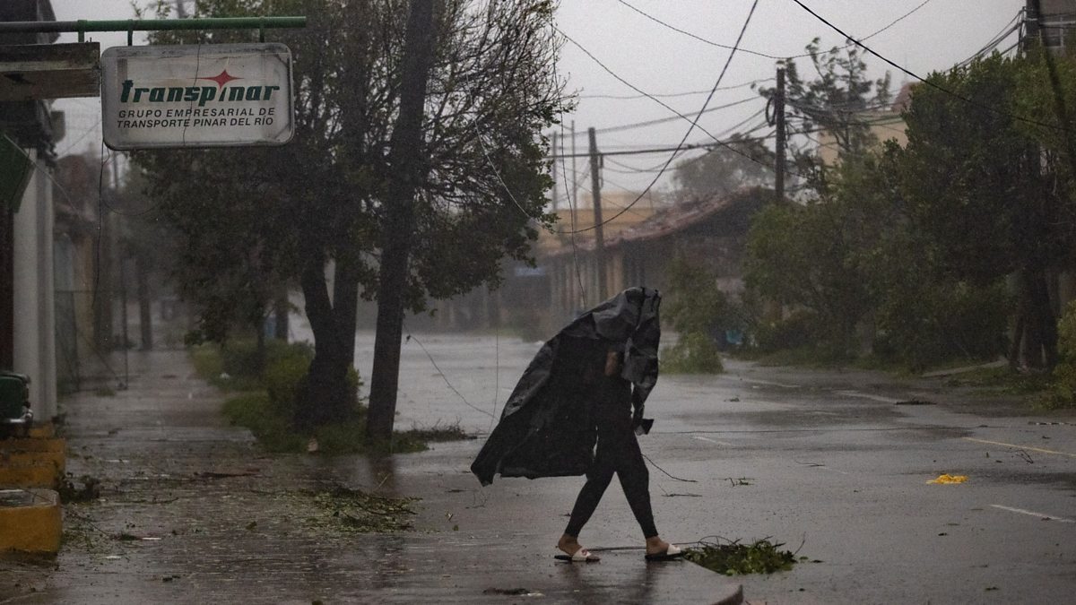 BBC World Service - Newshour, Hurricane Ian: Cuba destruction