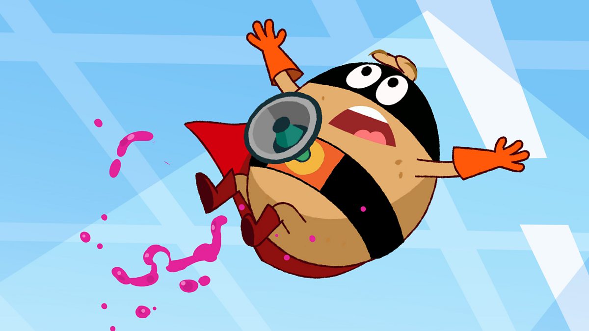 Supertato - Series 1: 6. The Baddie Belt - Audio Described - BBC iPlayer