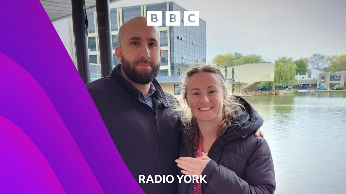 BBC Radio York - BBC Radio York, "We got engaged at the Yorkshire Marathon"