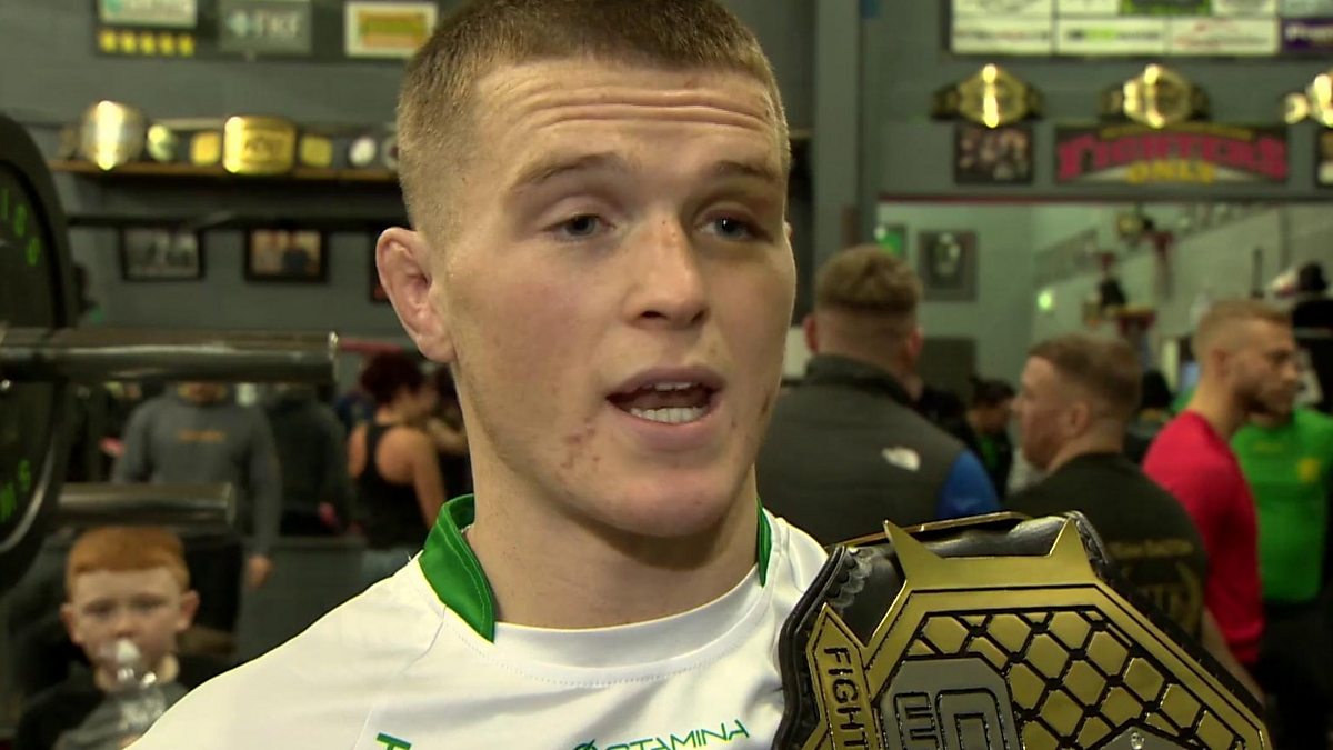 BBC News - Northern Ireland, 'I deserve it' - Champion Hughes on UFC ...