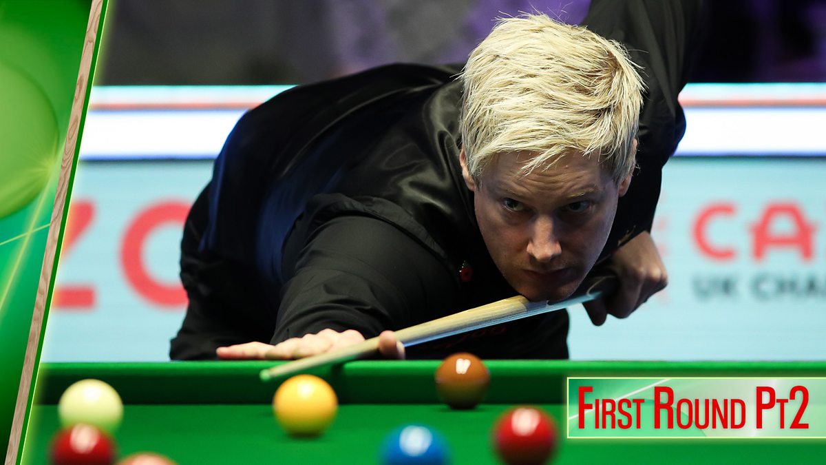 BBC Two - Snooker: UK Championship, 2022, First Round - Part 2