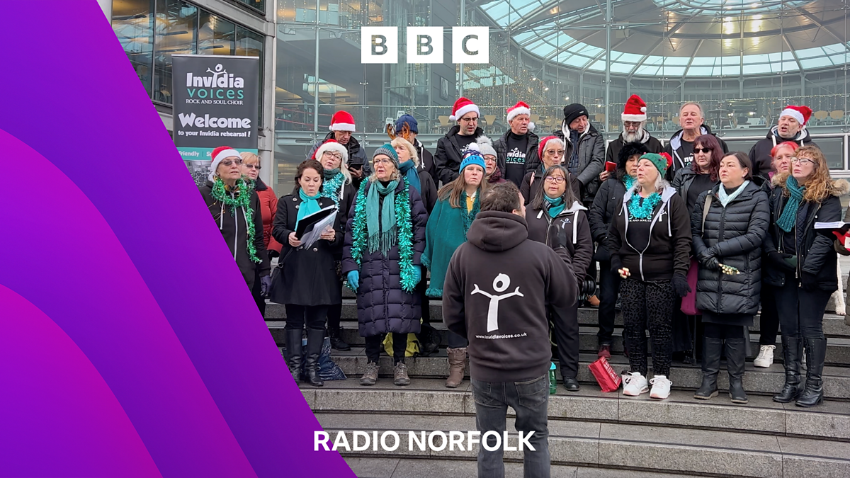 BBC Radio Norfolk - Chris Goreham, Invidia Voices perform live at The Forum