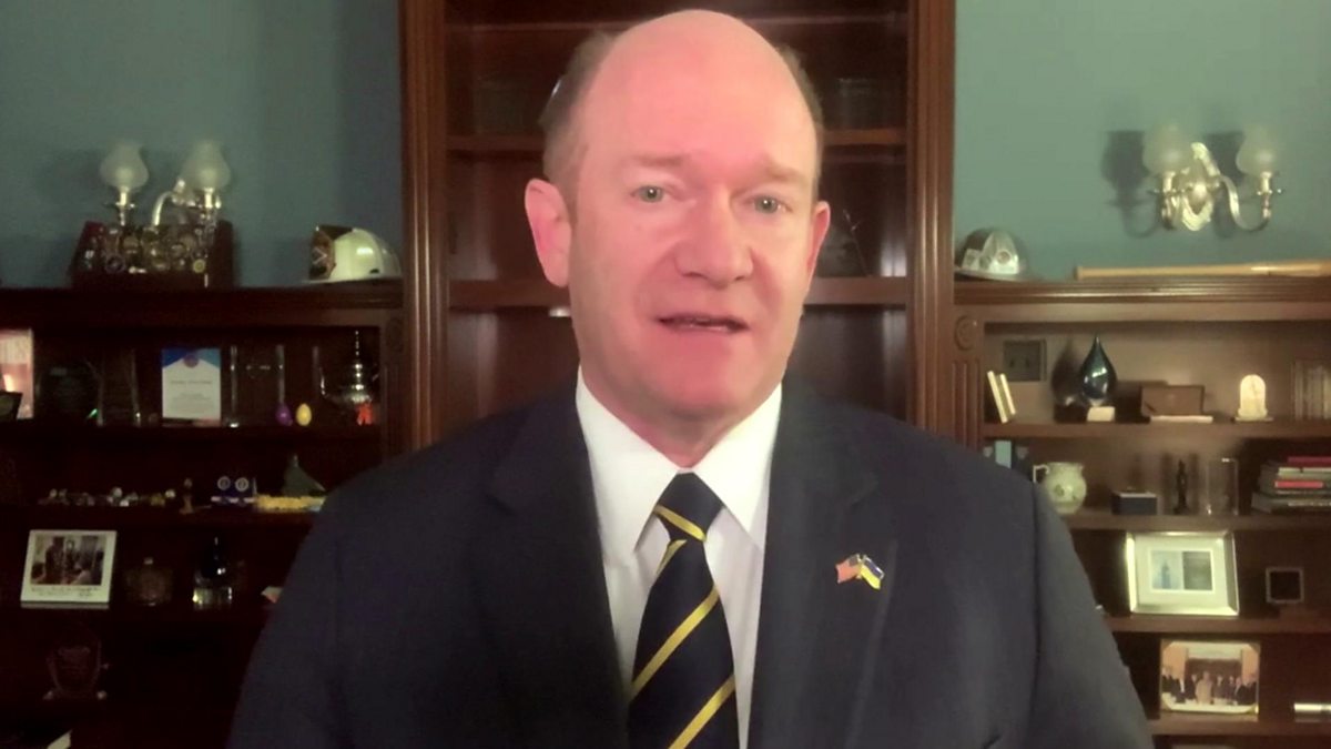 BBC News - BBC World News America, Senator Coons speaks on Zelenskyy's ...