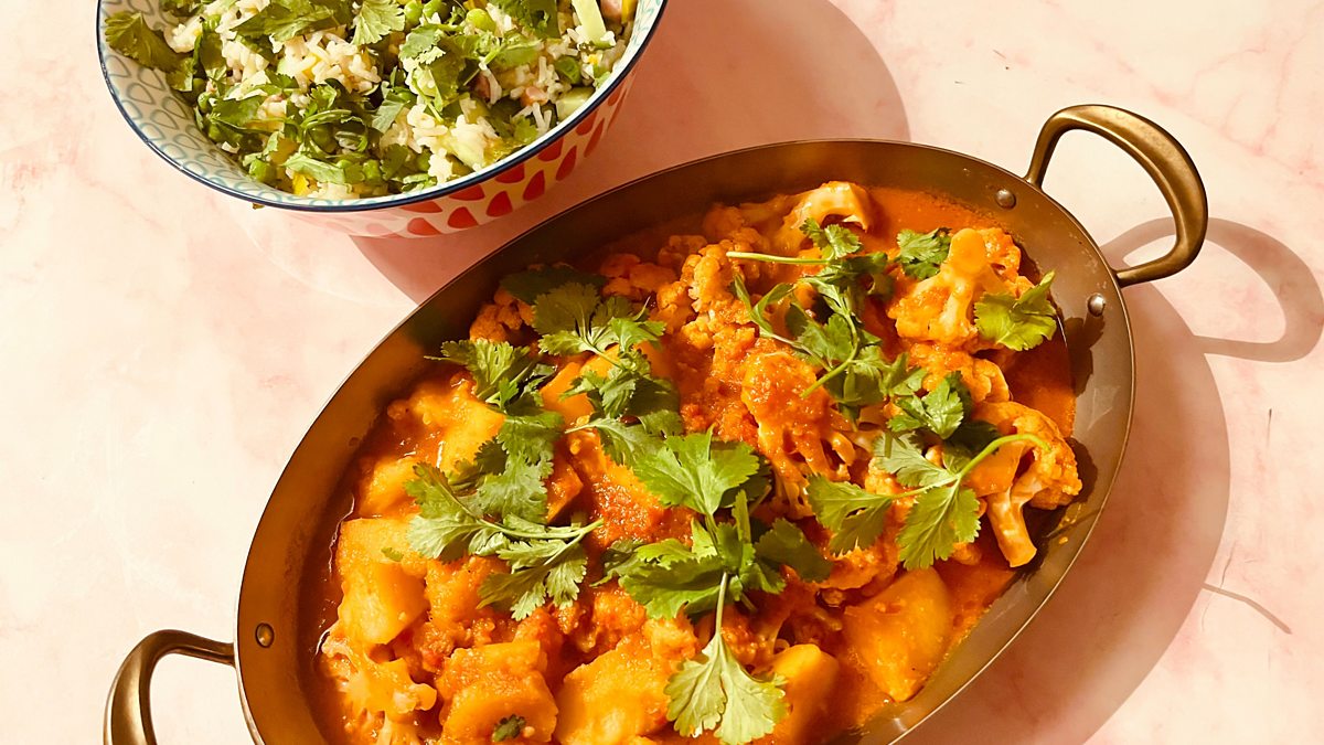 BBC - Red Cauliflower and Potato Curry