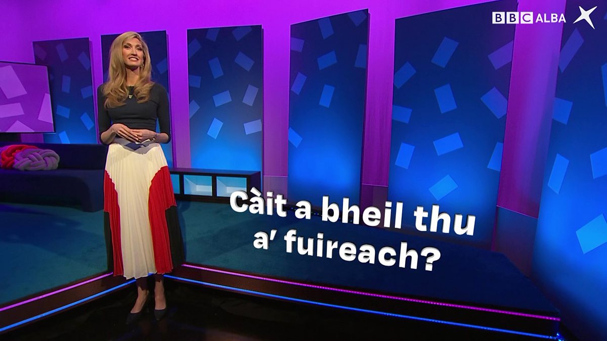 BBC ALBA - SpeakGaelic, Series 3 (B1), Episode 5, Abairtean taigheadas